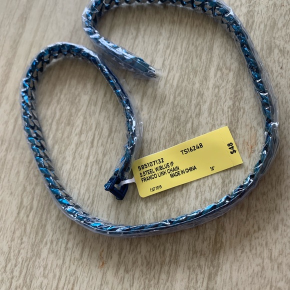 Accessories | Chain Stainless Steel With Blue Tint 24 Inches | Poshmark